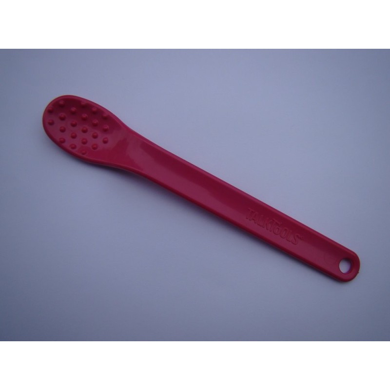 MAROON WEE BUMPY spoon from TalkTools®
